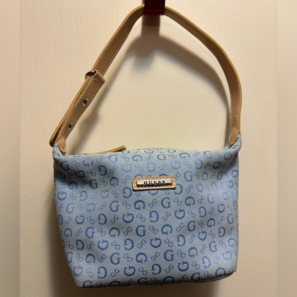 Guess | Bags | Vintage Monogram Guess Shoulder Bag | Poshmark